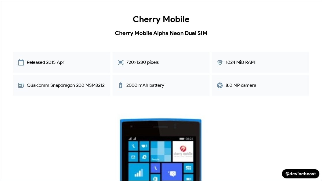 Cherry Mobile Alpha Neon Dual SIM Full Device Specifications ...