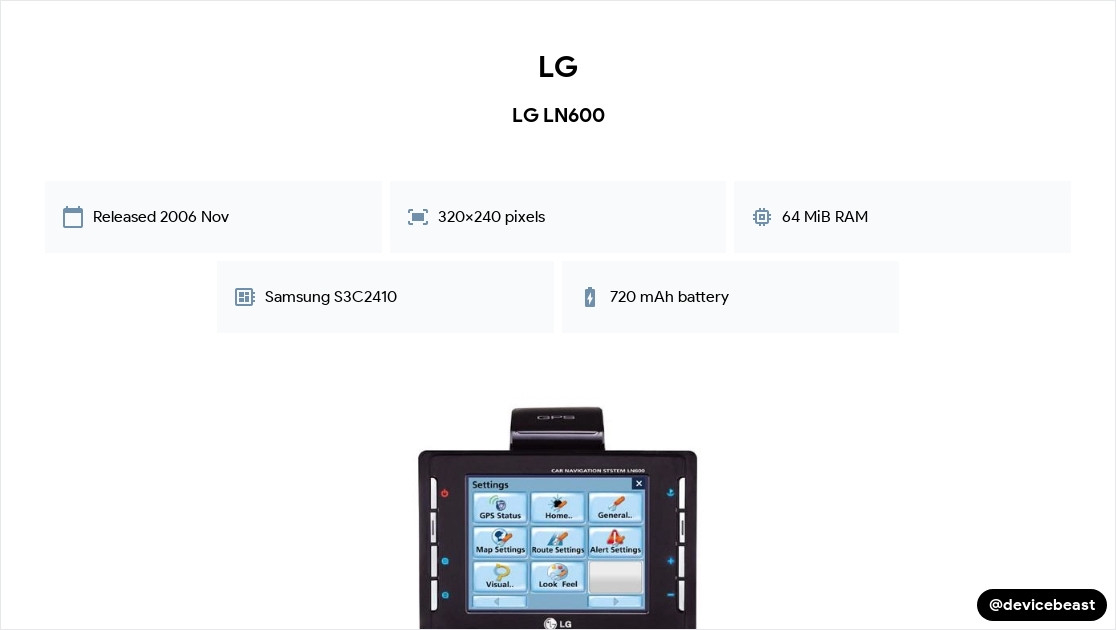LG LN600 Image Gallery | DeviceBeast.com
